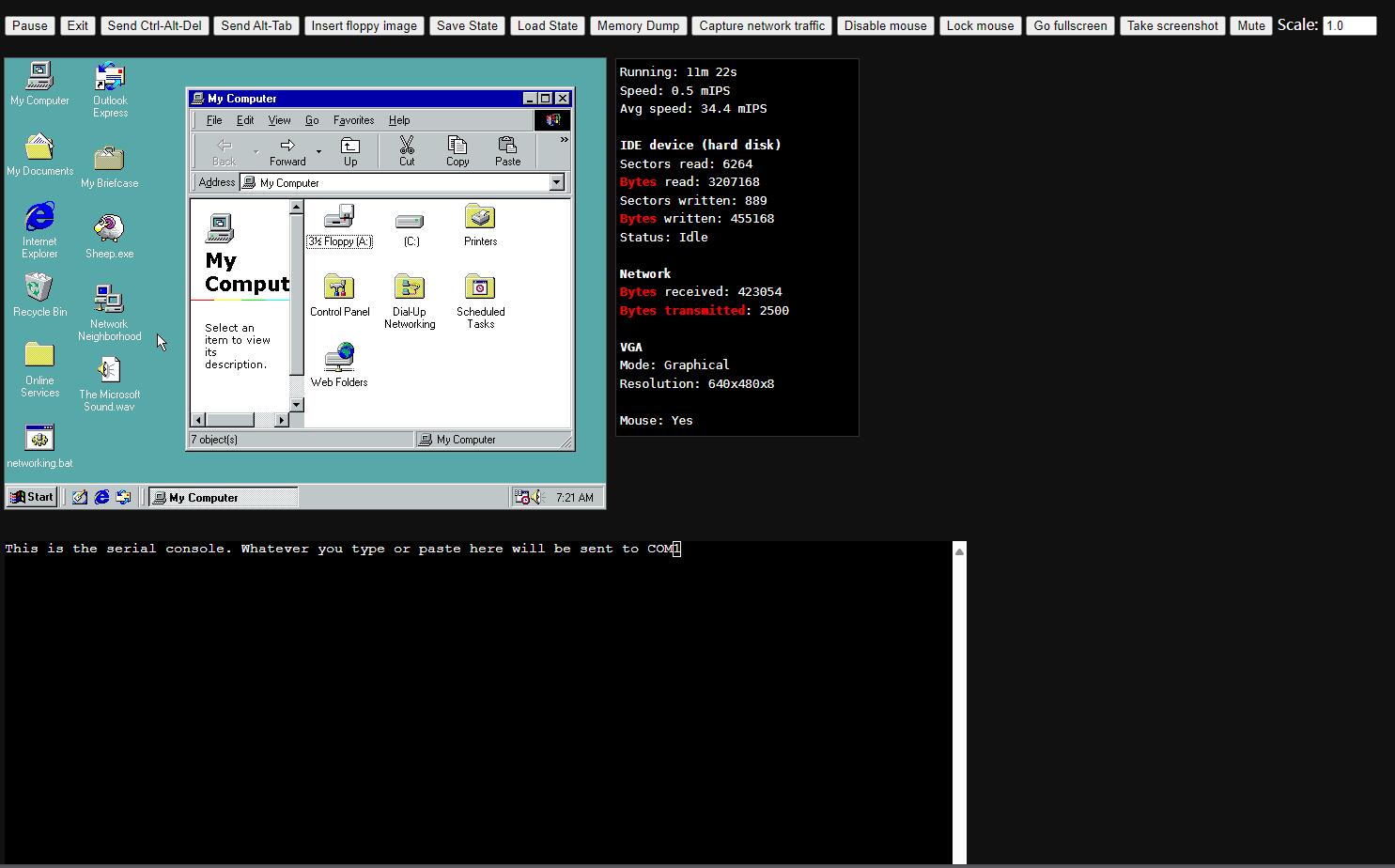 v86 一个能直接在浏览器跑20多个操作系统的工具-